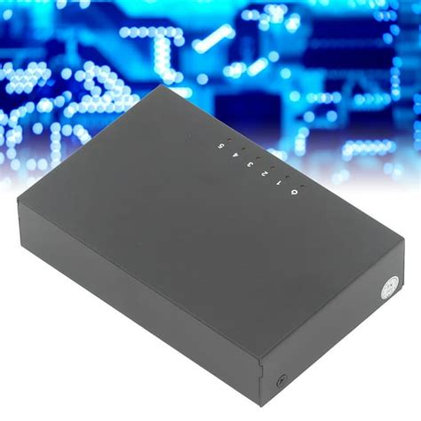 5 Port Ethernet Switch 10 100mbps Rj45 Gigabit Ethernet Splitter Plug And Play Switch Hub