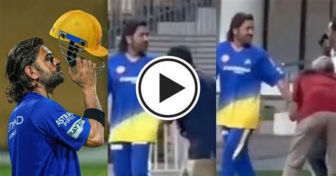 Ms Dhoni Spotted In Vintage Look At Chepauk Ahead Of Ipl 2024