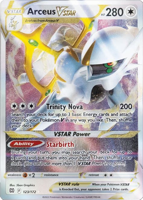 Real Arceus Card