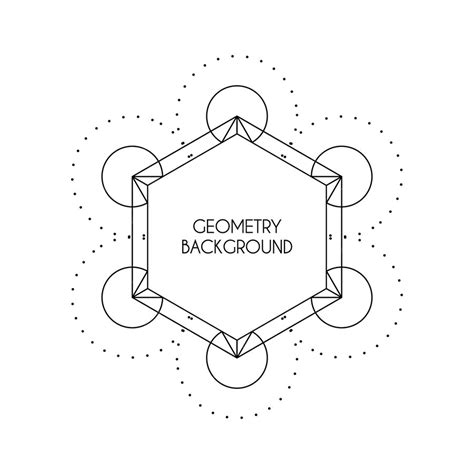 Premium Vector Linear Geometry Background Vector Lineart Symbol