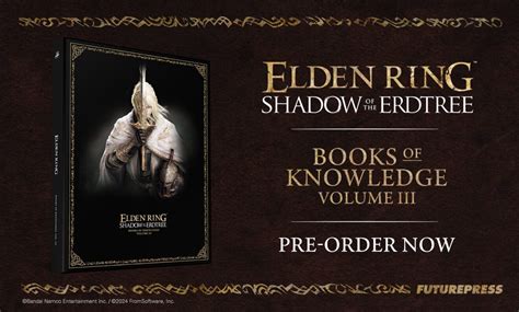FuturePress Elden Ring Books Of Knowledge Volume III Shadow Of