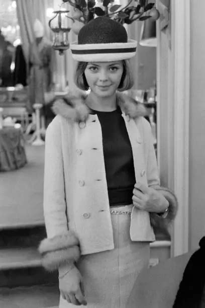 Barbara Lass Trying On A Hat In The Christian Dior Boutique 1962