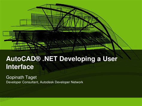 Pdf Autocad Net Developing A User Interface Dokumen Tips