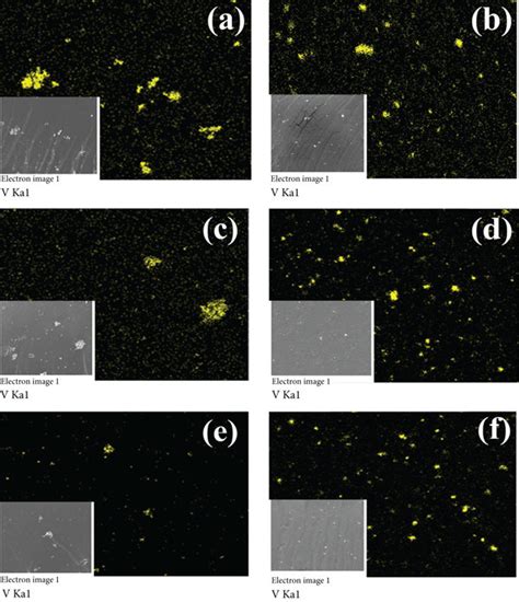 Electron Images And Edx Dot Maps Of Polymer Films Containing Different