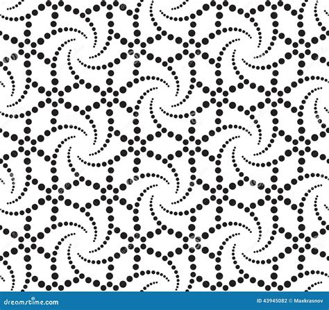 Monochrome Geometric Pattern Stock Vector Illustration Of Monochrome