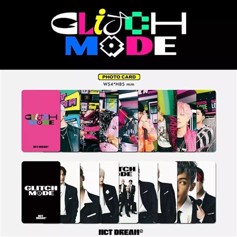 NCT Dream Glitch Mode Bias Photocards And Photocard Sets Etsy