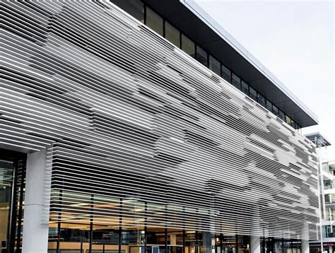 Modern Building With Aluminium Batten Cladding The Pinnacle List