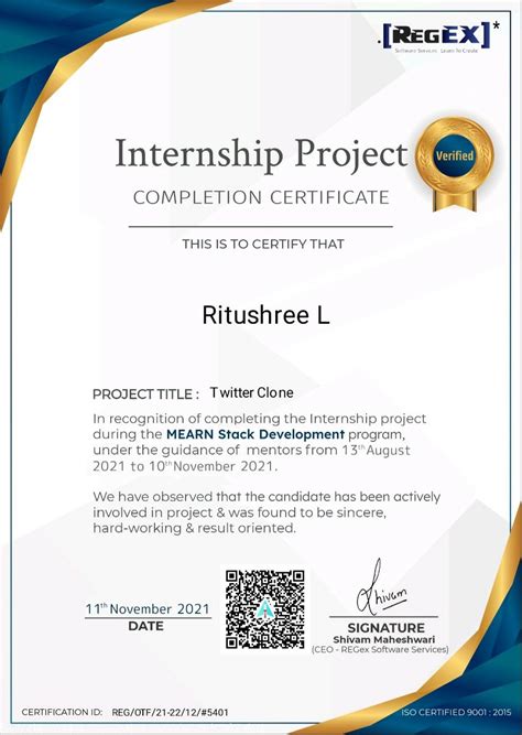 Community Mearn Development Training Internship Regexsoftware