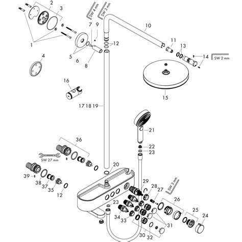 Hansgrohe Doucheslangen Pulsify S 1 Straalsoort Art Nr 24230000