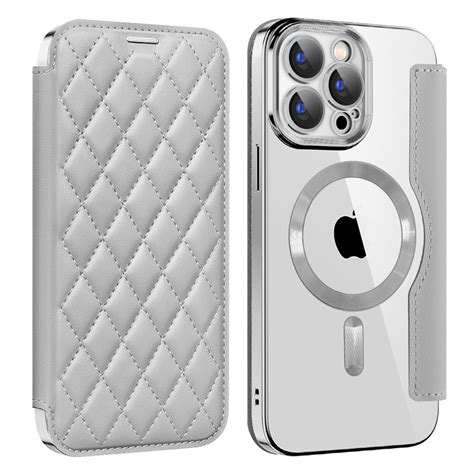 เคสฝาพับหนัง Pu รุ่นพรีเมียม พร้อม Magsafe และ ช่องใส่บัตร Iphone 14