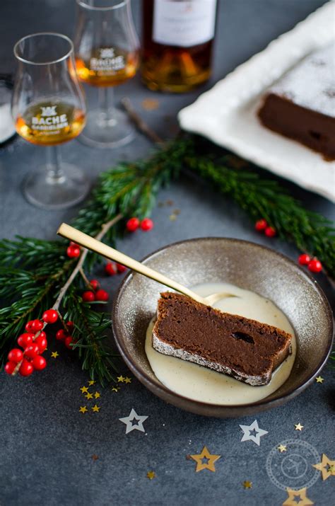 Fondant à la crème de marrons et chocolat noir Voyage Gourmand