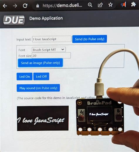 Javascript Support In Due Link Ghi Electronics