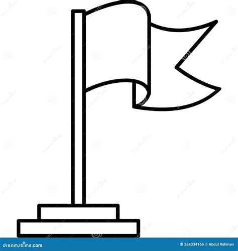 Emblem Outline Vector Icon That Can Easily Edit Or Modify Stock