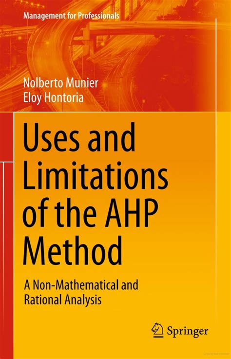 Uses And Limitations Of The Ahp Method