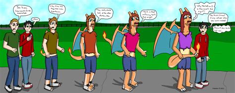 Anthro Charizard Tftg By Pokefan Tf On Deviantart