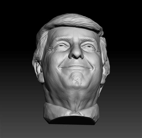 Donald Trump Half Bust 3d Model 3d Printable Cgtrader