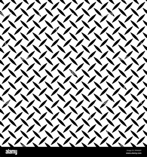 Seamless Geometric Pattern Of Black Figures On A White Background Angular Direction Stock Vector