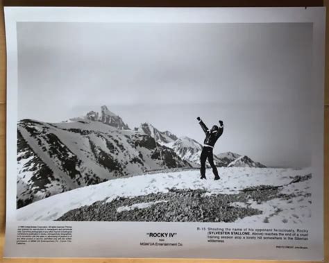 ROCKY IV SYLVESTER Stallone Dolph Lundgren 1985 Orig US Pressefoto 15