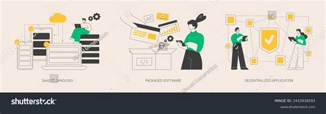 Application Service Abstract Concept Vector Illustration Stock Vector Royalty Free 2433938593