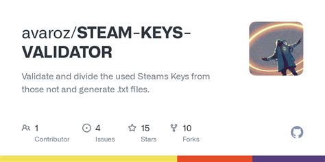 Steam Keys Validatorreadmemd At Master · Avarozsteam Keys Validator