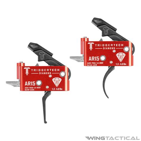 Triggertech 2 Stage Ar 15 Diamond Trigger Wing Tactical