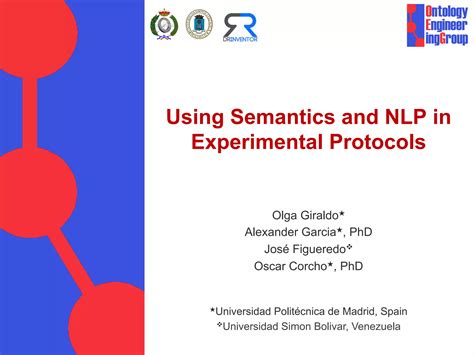 Using Semantics And Nlp In Experimental Protocols Pdf