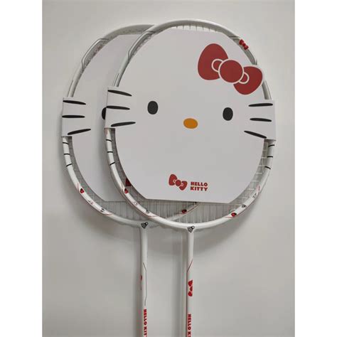 Badminton Racket Hellokitty Hello Kitty Co Branded Cartoon Badminton Racket Full Carbon 5u Ultra