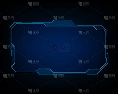 抽象hud Ui Gui未来科学屏幕系统插图虚拟现实设计