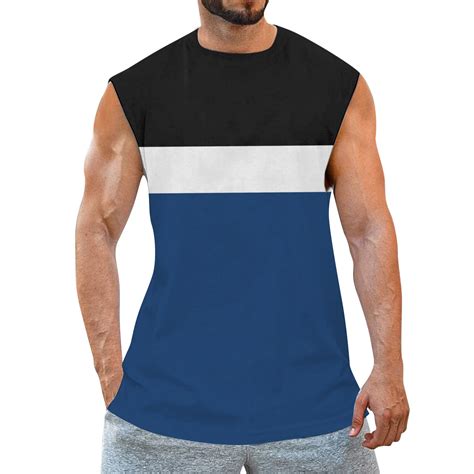 Cathalem Mens Gym Tank Tops Workout Sleeveless T Shirts Premium Basic