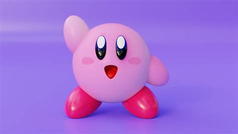 Kirby 3d Character Model 3d Model Turbosquid 2083971