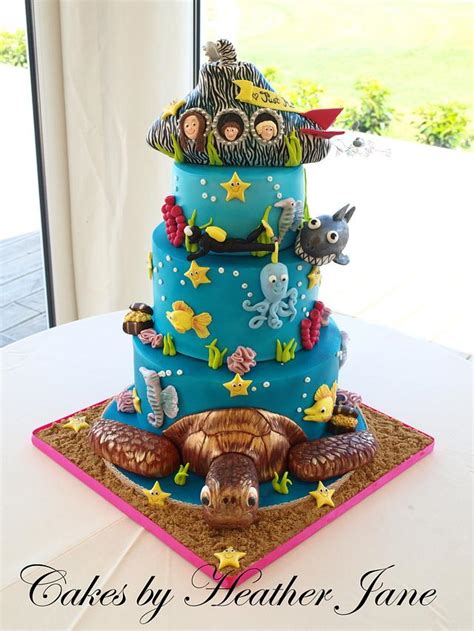Under The Sea Wedding Cake Decorated Cake By Cakes By Cakesdecor