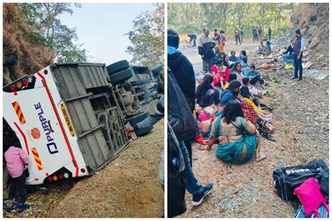 ताम्हिणी घाटात खाजगी बसचा अपघात ५ जण ठार २५ जखमी