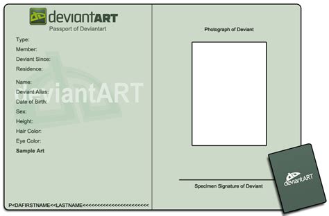 Passport Id Meme Template By Lapin De Fou On Deviantart