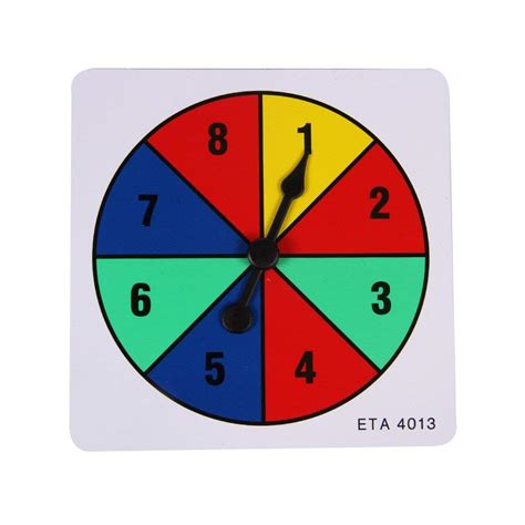 Amazon.com: hand2mind Four Color Spinner with Numbers, Probability ...