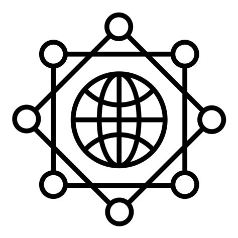 Global Infrastructure Line Icon 14724677 Vector Art At Vecteezy