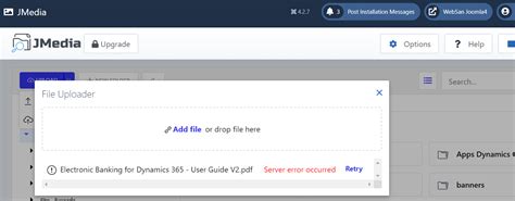 Joomla Server Error When Uploading File · Issue 662 · Bitnamivms · Github
