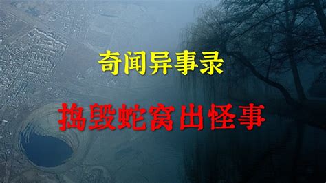 【灵异事件】捣毁蛇窝出怪事 鬼故事 灵异诡谈 恐怖故事 解压故事 睡前别忘来段小故事 「灵异电台」 Youtube