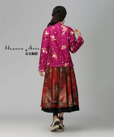 骑花棉袄 棉袄简笔画 花棉袄 大山谷图库