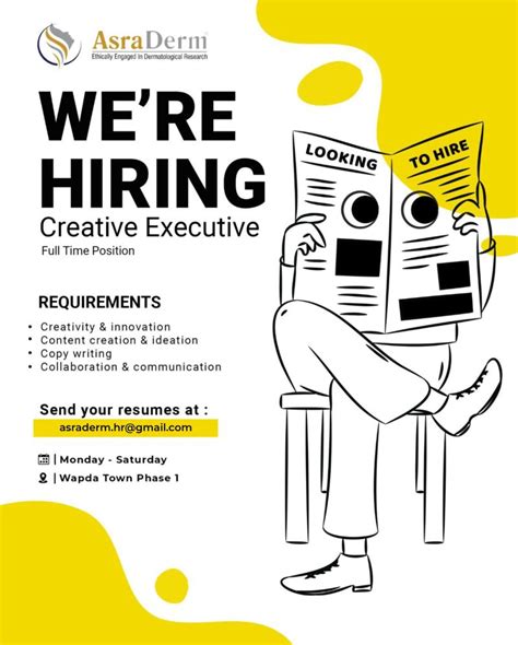 Faiza Jamil On Linkedin Hi We Are Hiring For The Position Of