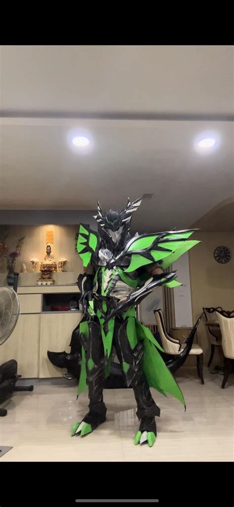 Alatreon Armor By Ylao Rmonsterhunter