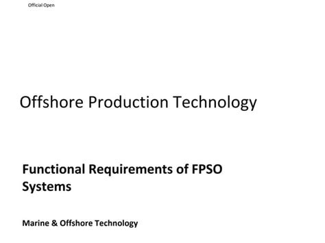 Fpso Floating Structures Pptx