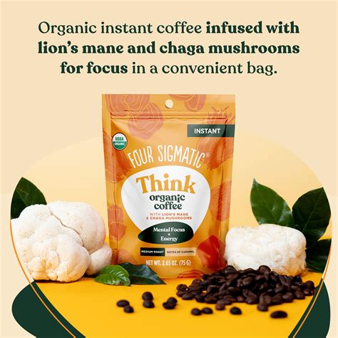 Mua Four Sigmatic Organic Mushroom Coffee Arabica Instant Coffee With