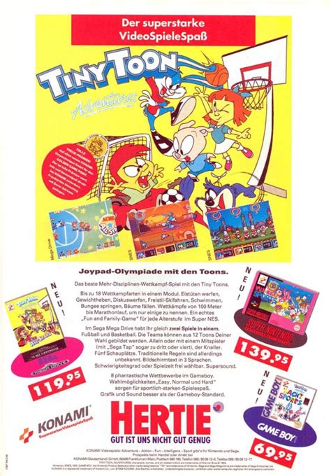 Tiny Toon Adventures Acme All Stars Official Promotional Image MobyGames