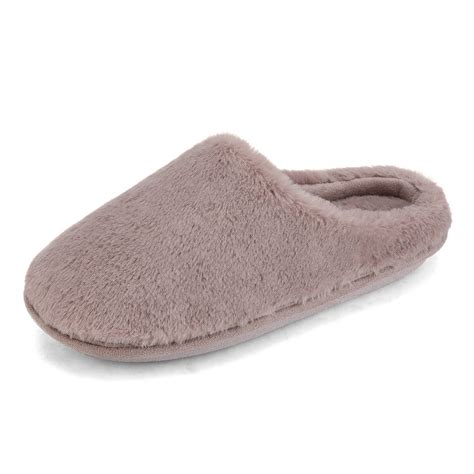 Dream Pairs Dream Pairs Plush Fuzzy Slippers For Women Slip On Indoor