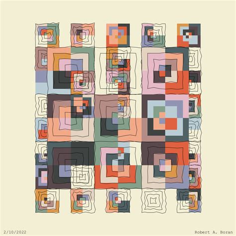 looking at squares processing java r generative