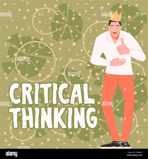 Text Showing Inspiration Critical Thinking Business Approach Sequence