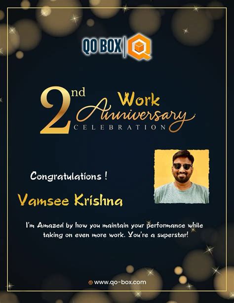 Qo Box On Linkedin Qobworkanniversary