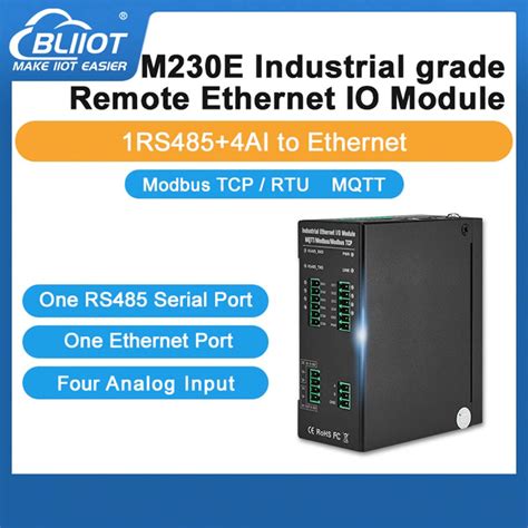 4~20ma Analog Input Plc Expansion Modbus Io Module For Smart Water