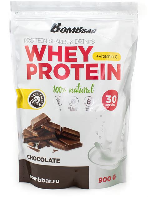 Протеин Bombbar Whey Protein, 30 гр., малиновое печенье — купить в ...