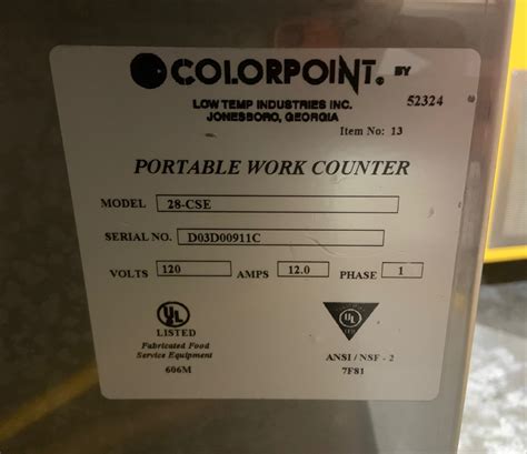 Colorpoint 28 Cse Cash Register Stand Checkout Computer Work Station Counter Vision Equipment